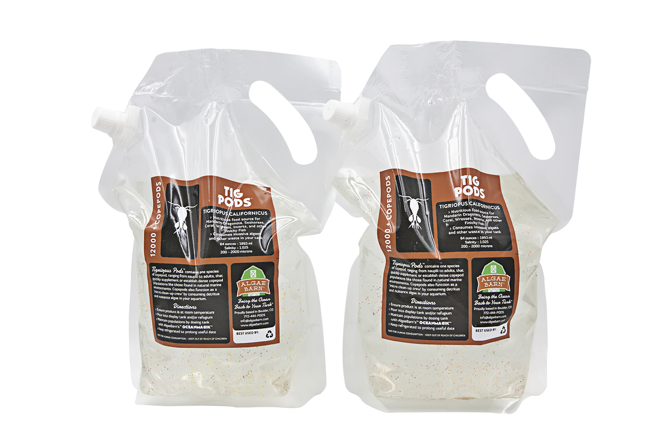 Tigriopus californicus (Tig Pods) | Copepods | Live Foods - AlgaeBarn