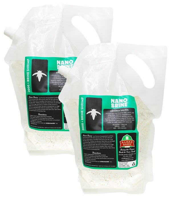 Artemia Nano Brine | Brine Shrimp | Live Foods - AlgaeBarn