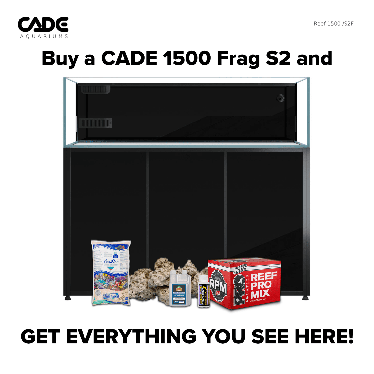 CADE REEF 600 S2 | Marine Aquariums | AlgaeBarn.com